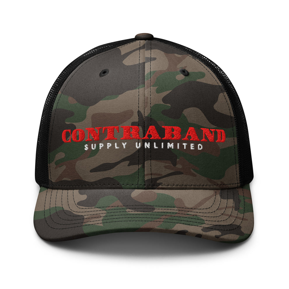 Contraband trucker camo (red) – Contraband Supply Unlimited